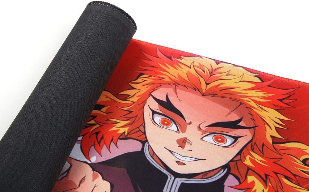 Large Demon Slayer gaming mouse pad, Rengoku Kyoujurou – BigaMart