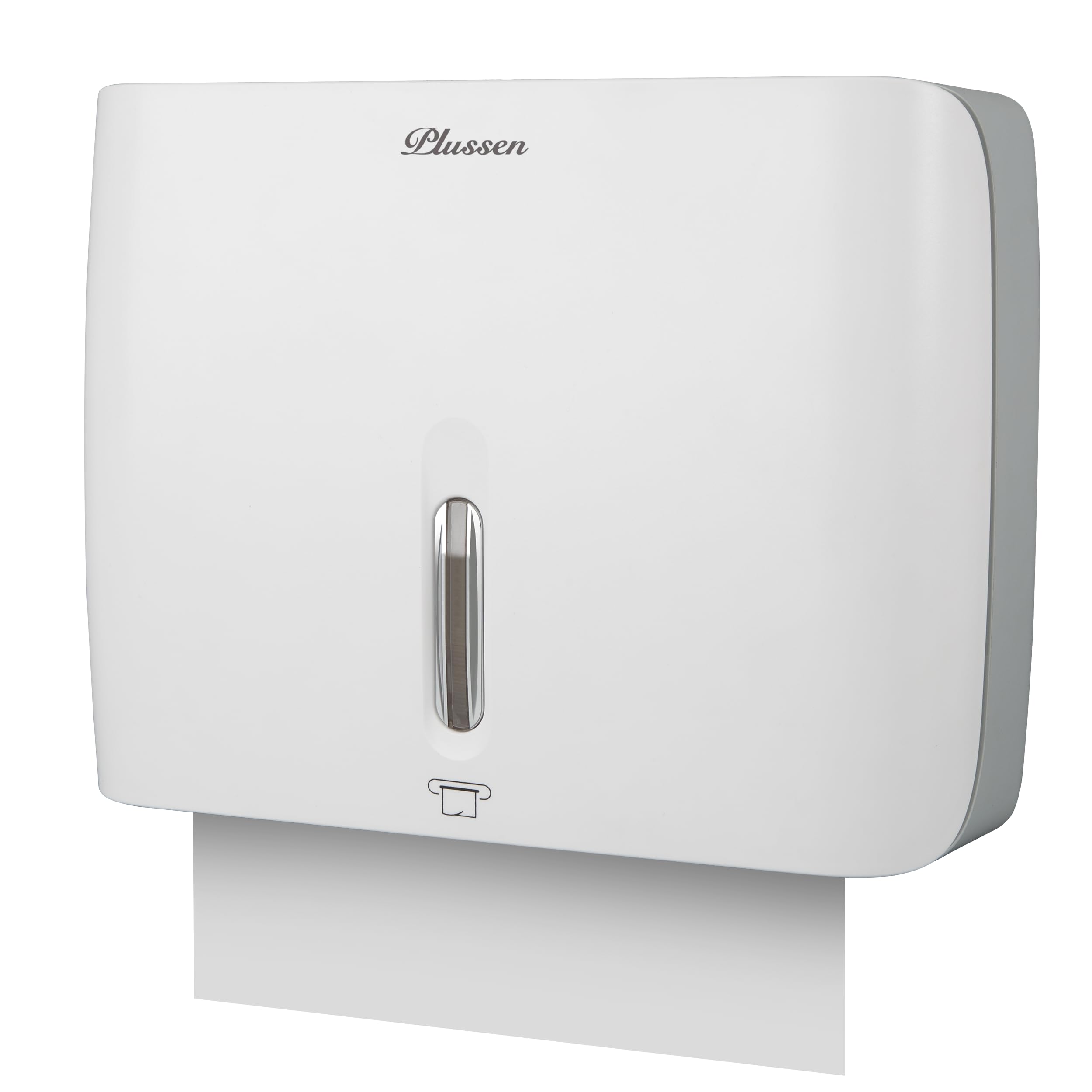 PLUSSEN Paper Towel Dispenser Wall Mount Commercial with Lock 1 Pack ...