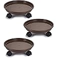 Amazon.com: Fasmov 3 Pcs Plant Pallet Caddy Plant Stand Round Flower ...