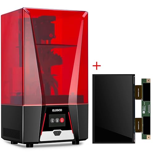 ELEGOO Saturn 2 MSLA 3D Printer AMD ELEGOO 10 Inches 8K Monochrome LCD ...