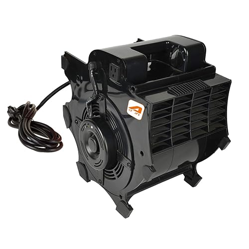 Aain ET014 Portable Utility Blower Fan 3-Speed 1 / 4HP, High Velocity ...