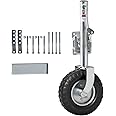 Amazon.com: Trailer Jack with Pneumatic tire, 13.38in Beach Boat ...