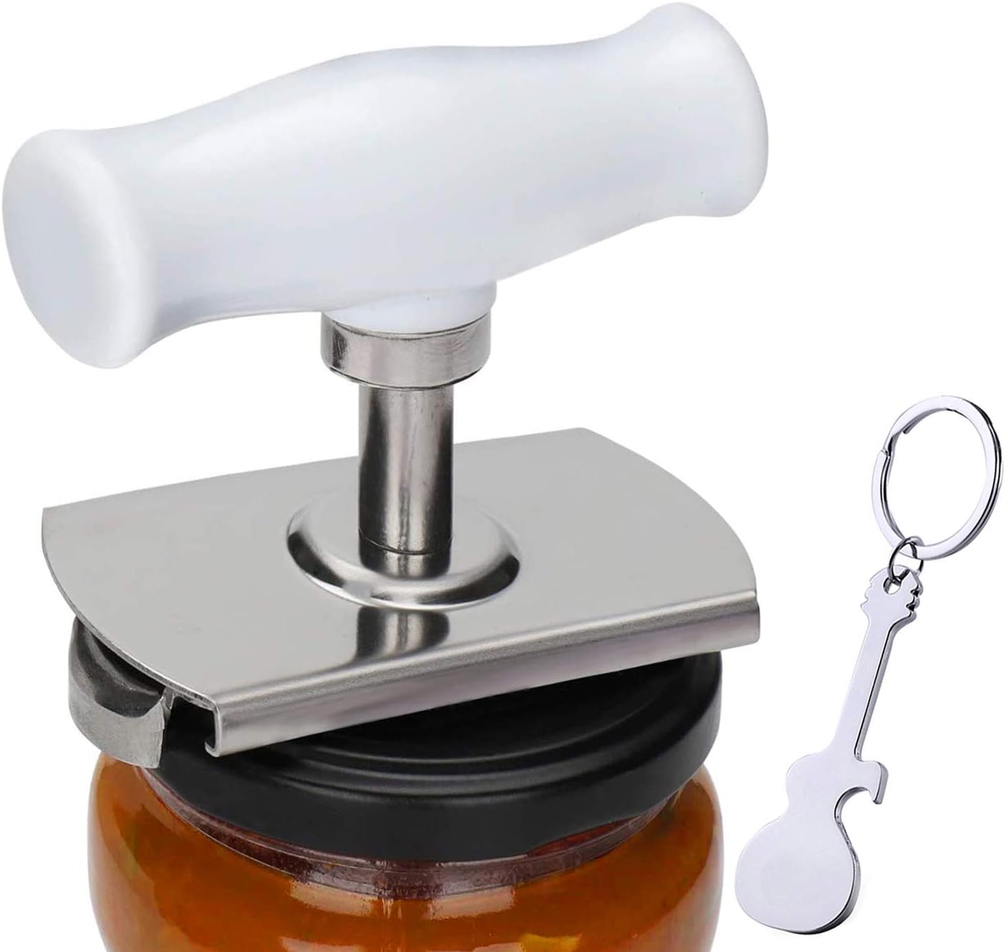 Jar Opener Adjustable Stainless Steel Bottle Opener Lid Opener Sauce ...