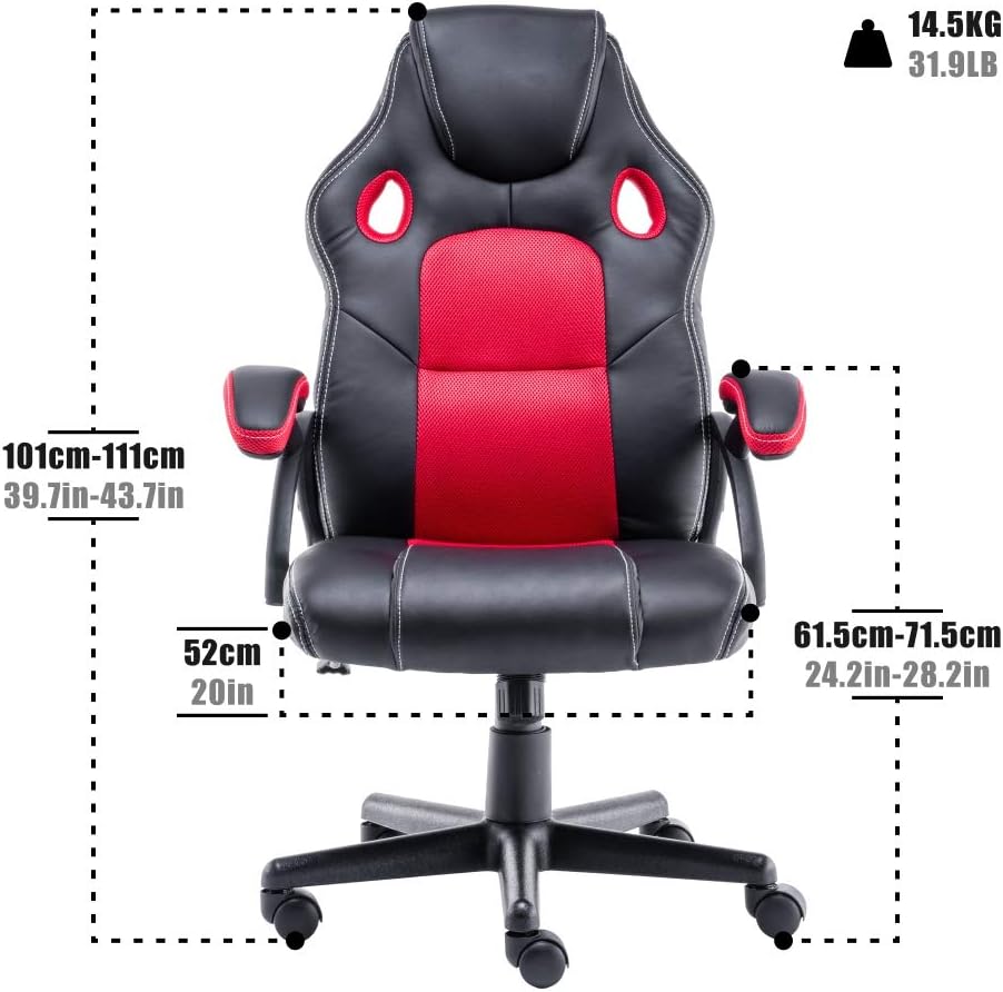 play haha. Gaming Chair Racing Style Office Swivel Computer Desk Chair ...