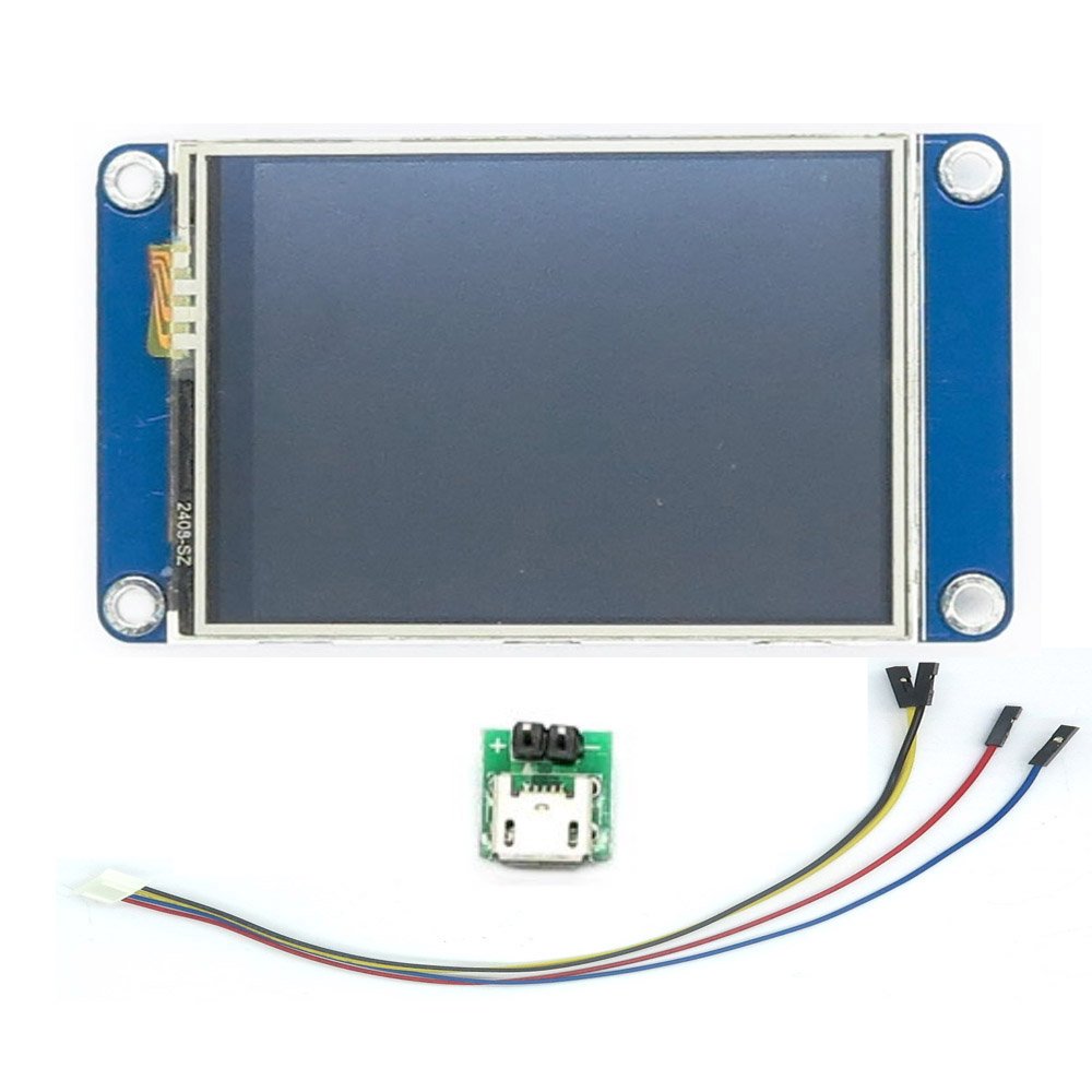 Amazon.co.jp： Nextion 2.4” HMI LCD ディスプレーモジュール320 x 240解像度 TFTタッチパネルArduino Raspberry Pi ESP8266 ...