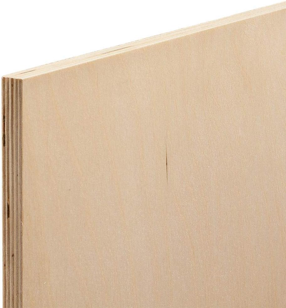 12mm 1/2" x 12" x 12" Baltic Birch Plywood – B/BB Grade (Package of 2 ...