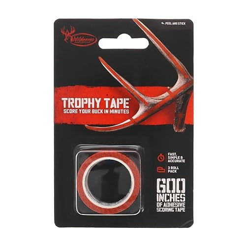 WILDGAME INNOVATIONS Trophy Tape, 3 Roll Pack | Easy-to-Remove Accurate ...