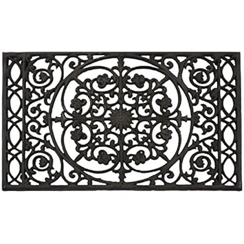 Large Cast Iron Door Mat Floor Mats: Amazon.co.uk: Kitchen & Home