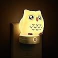 Amazon.com: L LOHAS LED Owl Night Light for Kids, 3D Owl Night Light ...