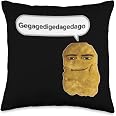 Amazon.com: Chicken Nugget Gegagedigedagedago Throw Pillow : Home & Kitchen