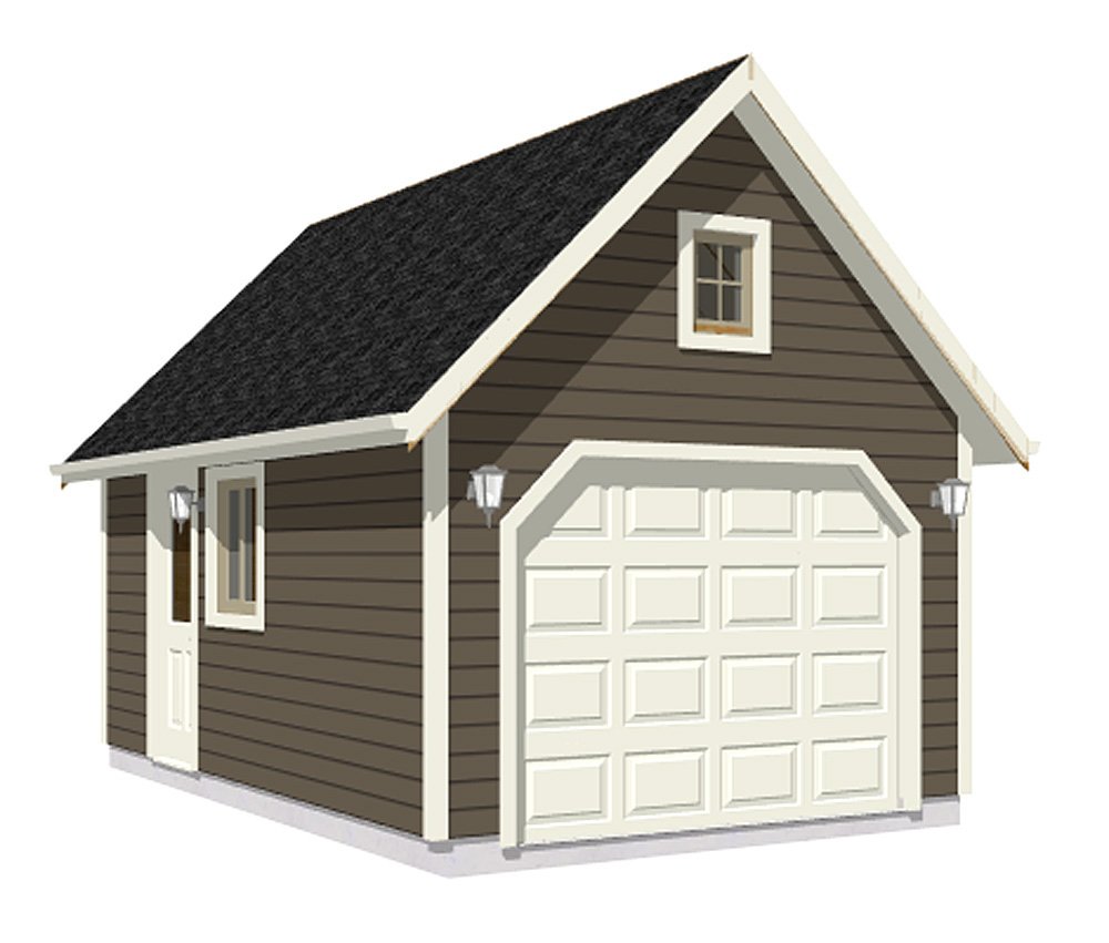 One Car Garage Plans 1 Car 240 2C 12 X 20 By Behm Design Woodworking One Car Garage Plans 1 Car 240 2C 12 X 20 By Behm Design Woodworking