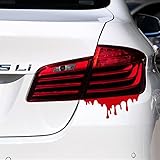 Amazon.com: DRIPPING RED BLOOD PAINT Vinyl Decal Sticker Two in One ...