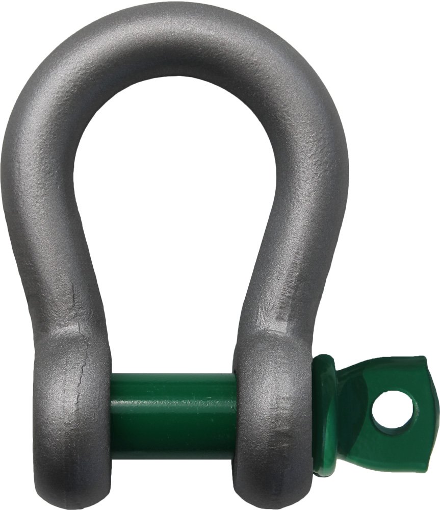 5/16 in., 3/4 ton, Van Beest Green Pin Screw Pin Anchor Shackle: Amazon ...