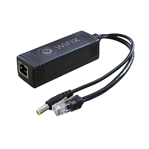 Active PoE Splitter | 48V to 12V | 3A PoE+ - 10M/100M/1000M/2500M ...