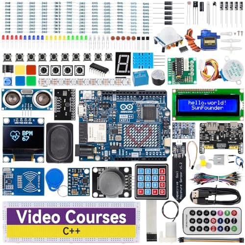 SunFounder Elite Explorer Kit with Original Arduino UNO R4 WiFi ...