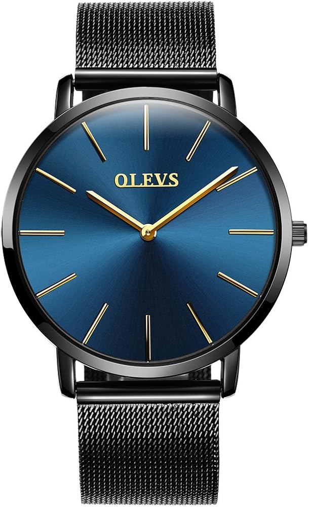 Amazon.com: OLVES Men's Fashion Watch - Analog Quartz Casual Watch Waterproof Simple Style ...