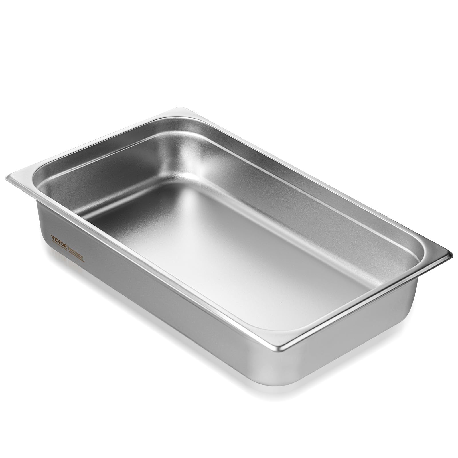 VEVOR Hotel Pan, Full Size Anti-Jam Steam Pans, 0.8mm Thick Stainless ...