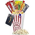 Amazon.com : Movie Night Popcorn and Candy Gift Basket Plus 1 Movie ...