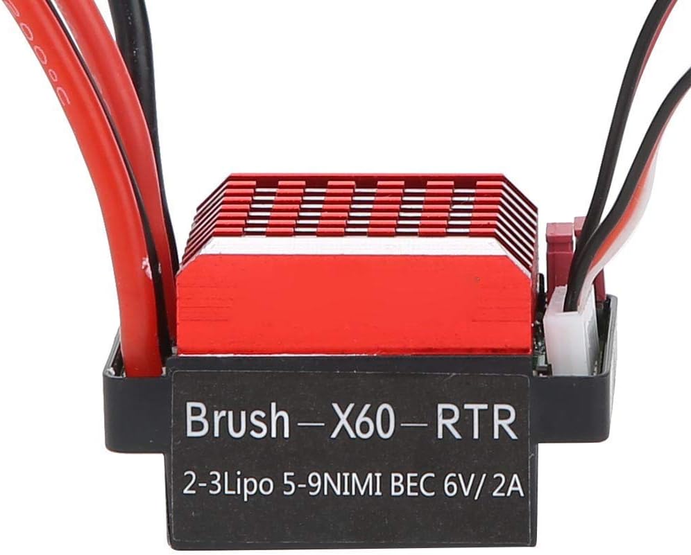 Dilwe ESC RC Brushed Motor, 360A Brushed Electronic Speed Controller ...