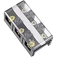 Amazon.com: uxcell Dual Rows 4 Positions 600V 100A Wire Barrier Block Terminal Strip ...