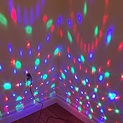 Sound Activated Disco Ball LED Strobe Light , RBG Disco lights, party ...