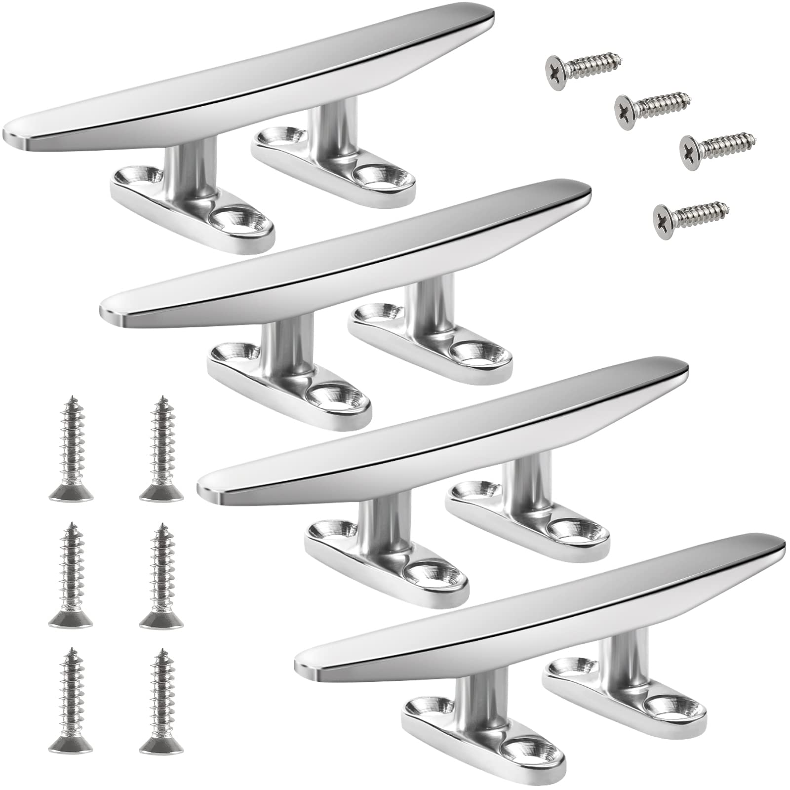 Boat Cleat Open Base Boat Cleat, Dock Cleat All 316 Stainless Steel ...