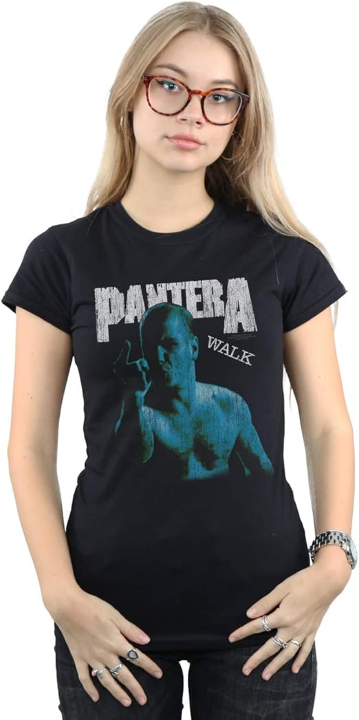 Pantera Women's Walk Single Art T-Shirt: Amazon.co.uk: Clothing