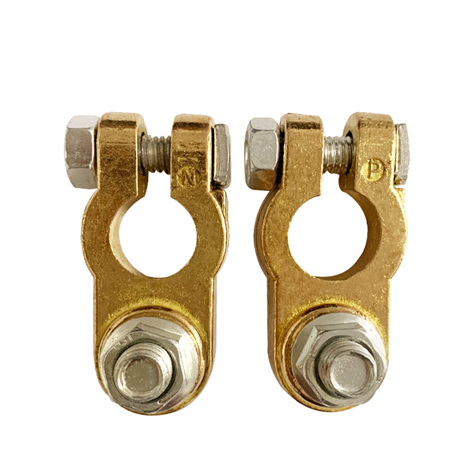 Mua Pack-2 Brass Battery Terminal Connectors, Quick Release Disconnect ...