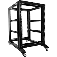Amazon.com: RAISING ELECTRONICS 15U 4 Post Open Frame 19inch Server ...