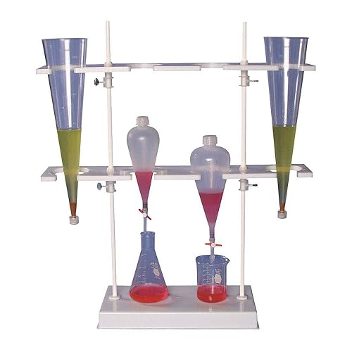 SP Bel-Art Polyethylene Imhoff Cone and Separatory Funnel Rack; 8.5 x ...