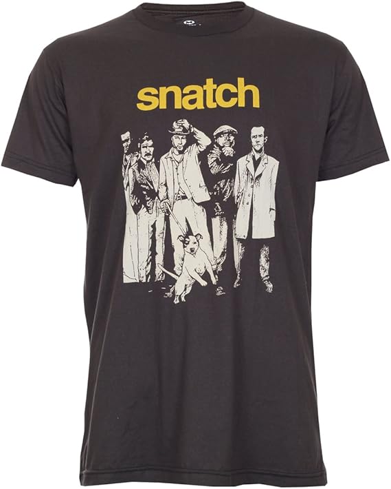 Amazon.com: Lectro Snatch T-Shirt British Comedy Film New Black Tee (XL ...