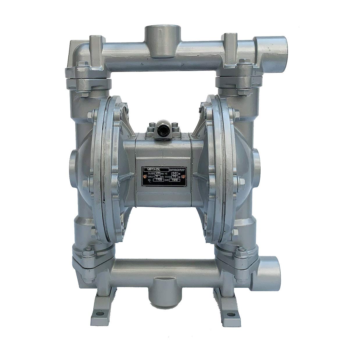 Cozyel Air-Operated Diaphragm Pump Double Diaphragm Pump 1 Inch Inlet & Outlet, Air Diaphragm ...