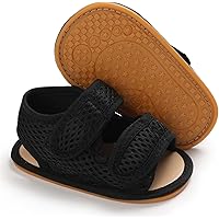 Amazon.com | SOFMUO Baby Girls Boys Sparkly Bowknot Sandals Premium Soft Anti-Slip Rubber Sole ...