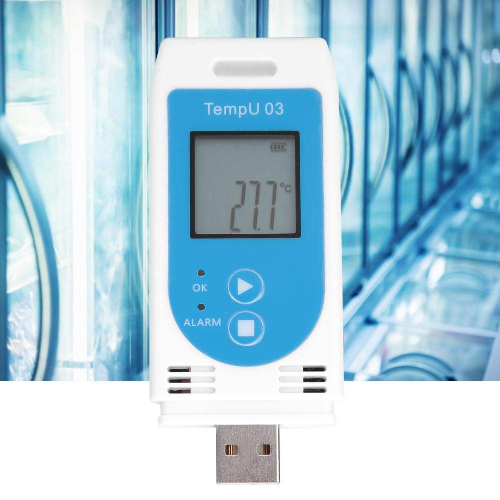 Cold Chain Temperature Data Logger PDF GSP USB 32000 Points High Accuracy Portable Thermometer ...
