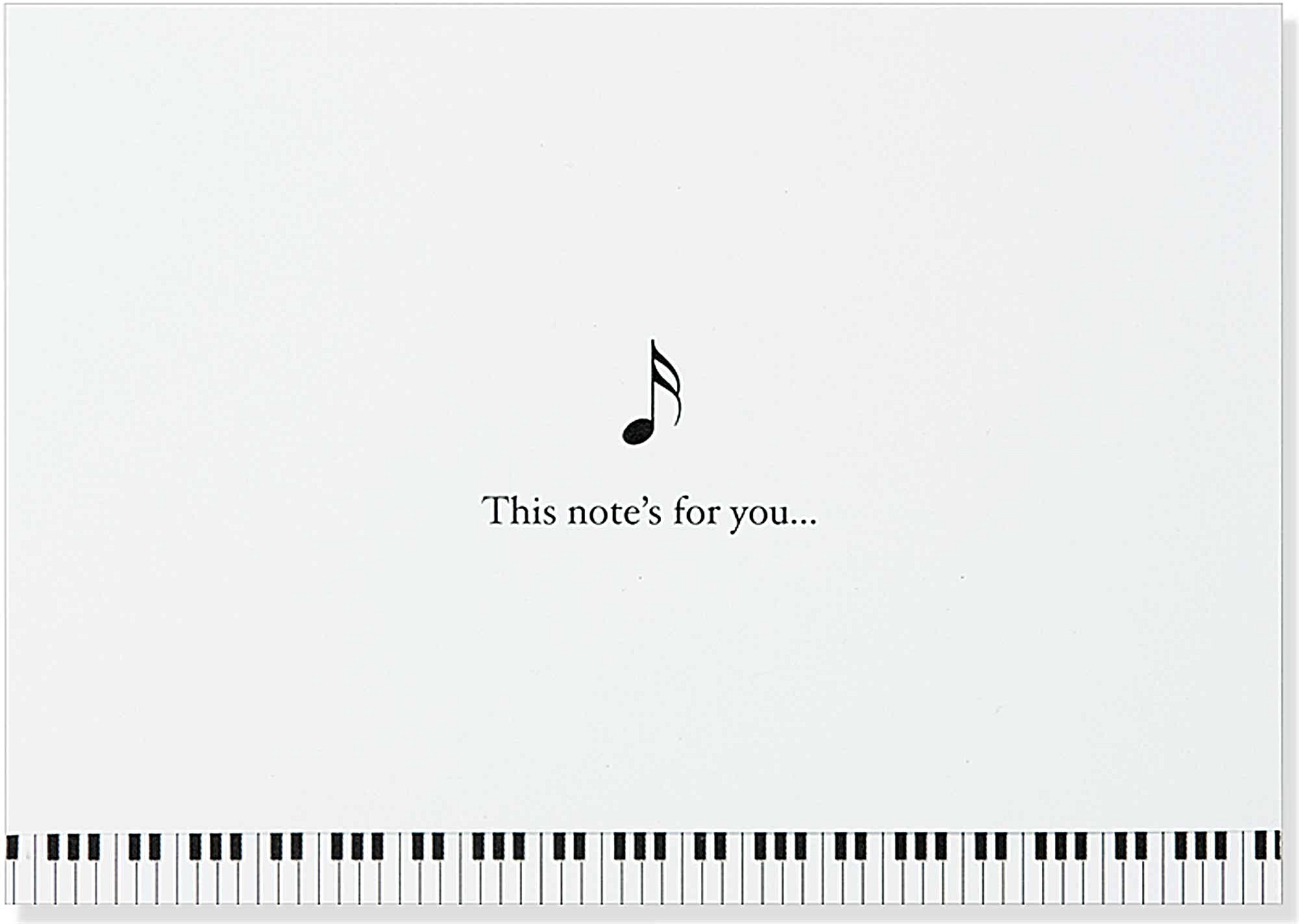 Amazon.com: 10 Pack Pop up Grand Piano Thank You Cards: Baby