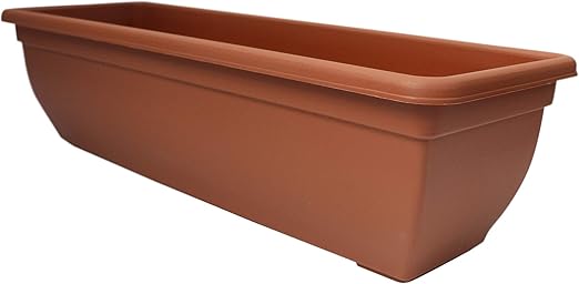 Cheerful Bargains Large 60cm Terracotta Plastic Planter Plant Pot ...