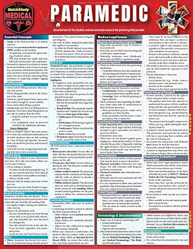 Paramedic: A Quickstudy Laminated Reference Guide in Oman | Whizz ...