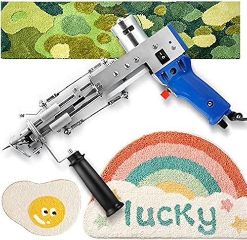 Electric Carpet Tufting Gun, 2 in 1 Cut Pile and Loop Pile Rug Tufting ...
