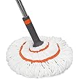 Amazon.com: Self-Wringing Twist Floor Mops – 55” Long Handle Microfiber ...