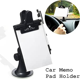 Amazon.com : Multifunctional Car Memo Pad Holder, Ablerv Premium ...