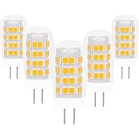 Amazon.com: LEMENG G4 LED Bulb 4W 2700K Warm White bi-pin T3 JC Type 12VAC/DC 20-35W Halogen ...