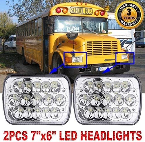 H6014 H6052 H6054 6054 LED Headlights Conversion Kit Pair for ...