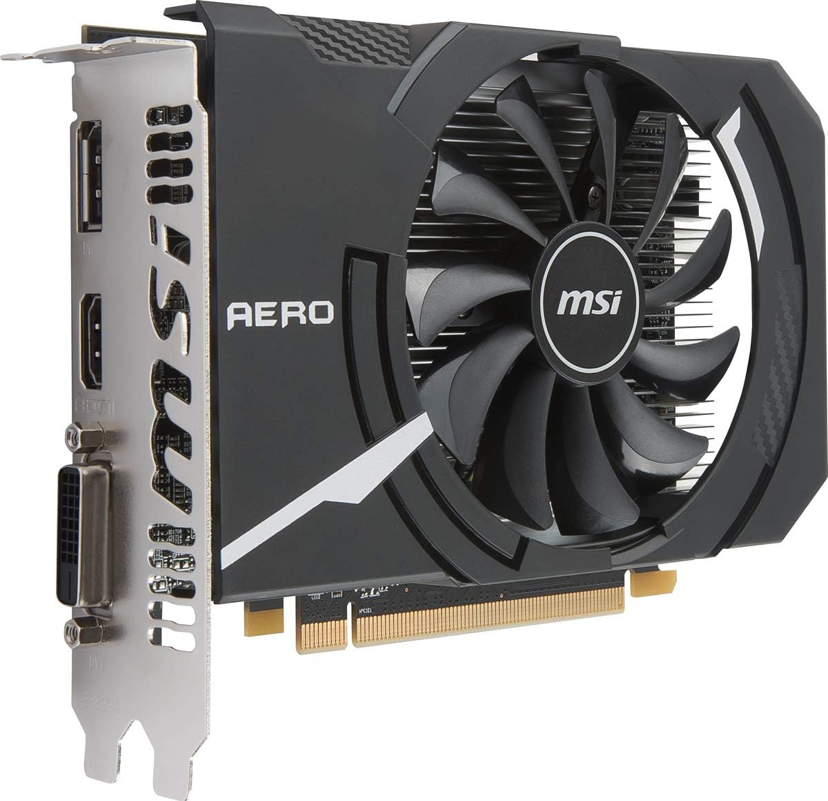 MSI VGA Radeon RX 550 AERO ITX 4G OC RX550 4GB GDDR5 128b DX12 PCIE 3.0 ...