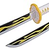 Zisu Demon Slayer Sword Anime Zenitsu Sword, About 41 inches, Hashira ...