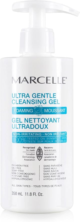 Marcelle Ultra-Gentle Cleansing Gel, Foaming, 350 Milliliters: Amazon ...