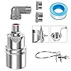 MEUPMEOP Float Valve, 1/2" to 3/4" 1" Water Float Valve, Automatic ...