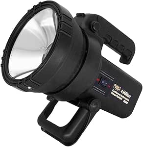 4 MILLION CANDLEPOWER RECHARGABLE HALOGEN SPOTLIGHT - - Amazon.com