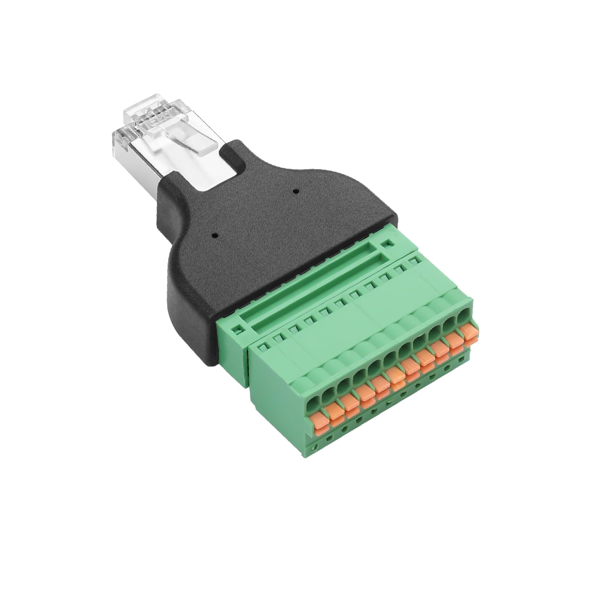 YAODHAOD RJ50 Quick Connect Solderless Adapter, RJ50 10P10C Male Jack ...
