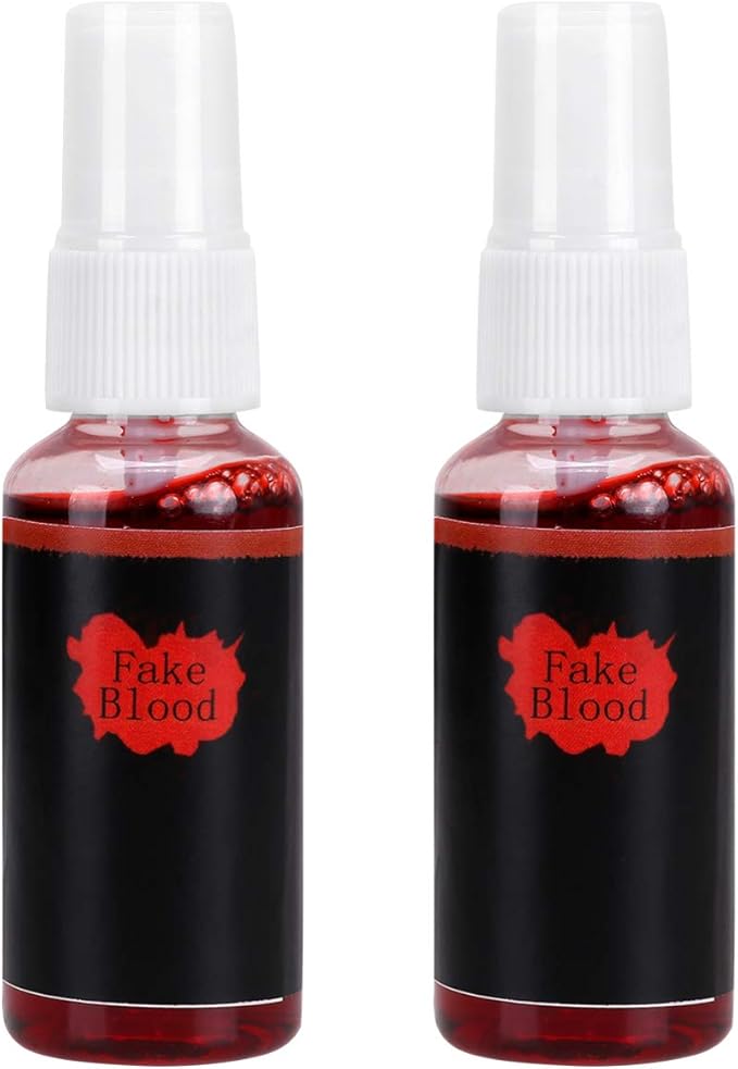 Amosfun Halloween Fake Blood Makeup Spray Artificial Blood Toy Cosplay ...