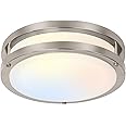 13 inch Flush Mount LED Ceiling Light Fixture, 2700K/3000K/3500K/4000K ...